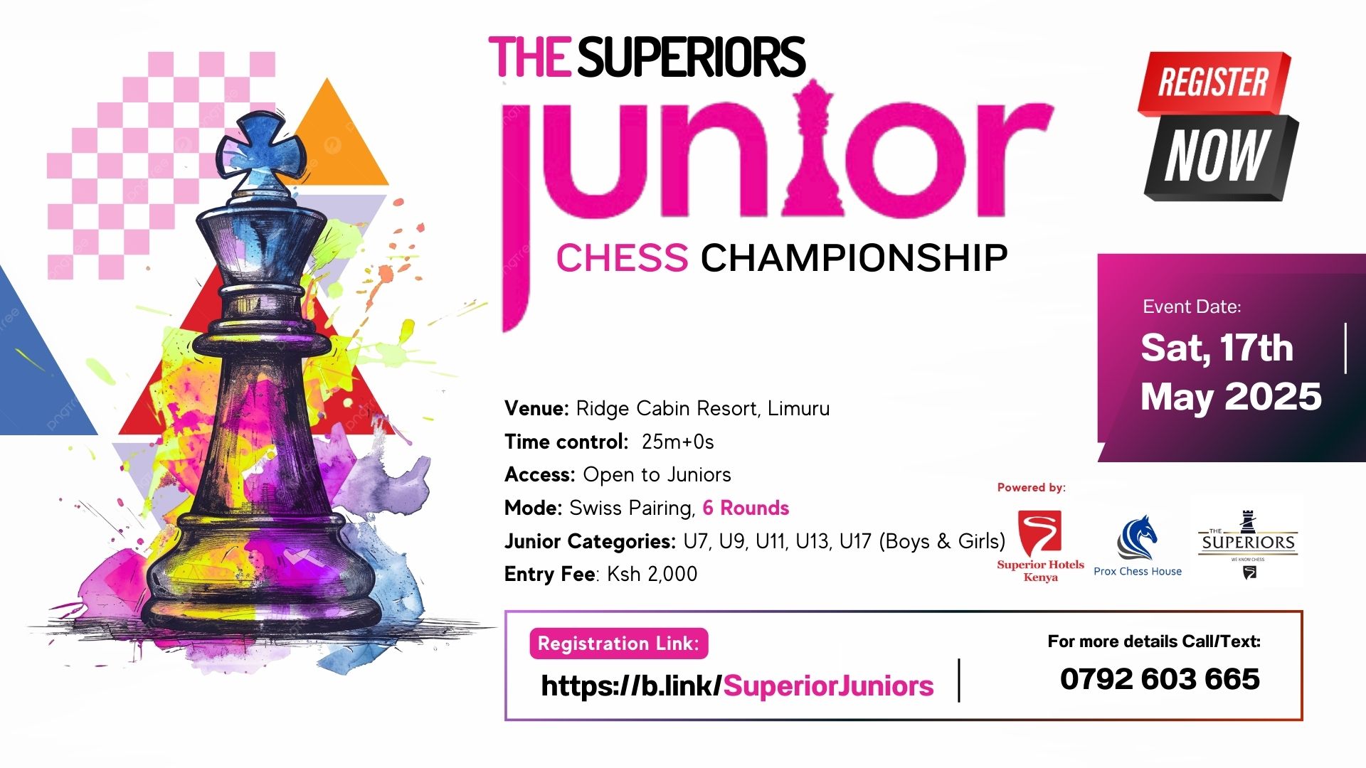 The Superiors Junior Chess Championship 2025 | Youth Chess Tournament
